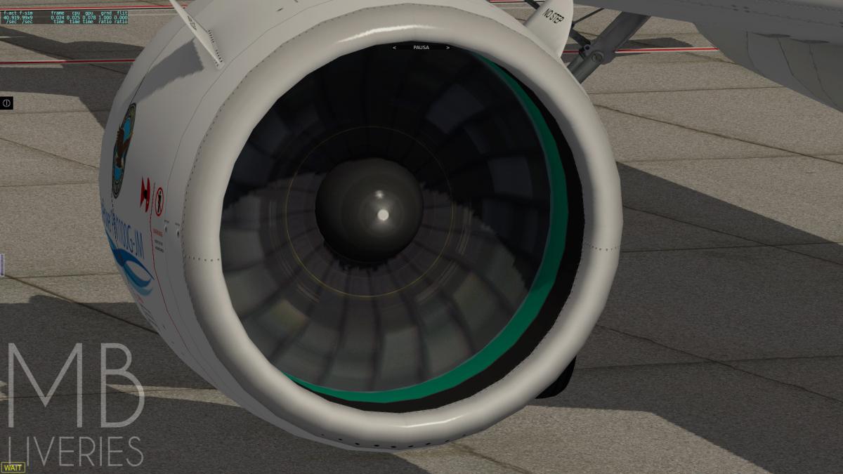 New PW1100G engines textures - Airbus A320neo JarDesign - Aircraft ...