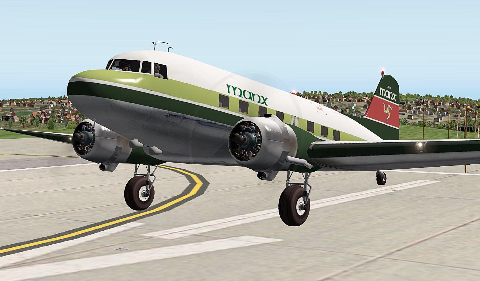 Manx Airlines G-MANX (Heinz DC-3) - Aircraft Skins - Liveries - X-Plane ...
