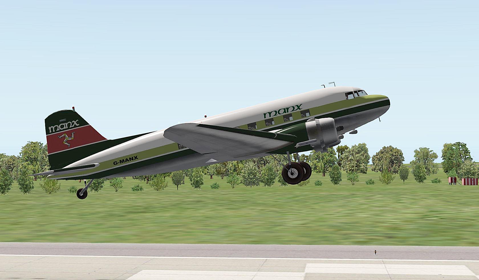 Manx Airlines G-MANX (Heinz DC-3) - Aircraft Skins - Liveries - X-Plane ...