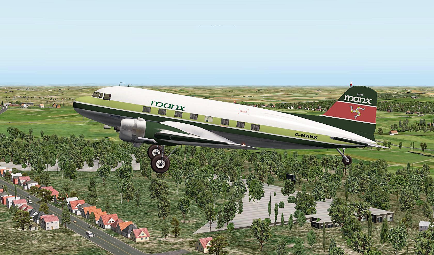 Manx Airlines G-MANX (Heinz DC-3) - Aircraft Skins - Liveries - X-Plane ...