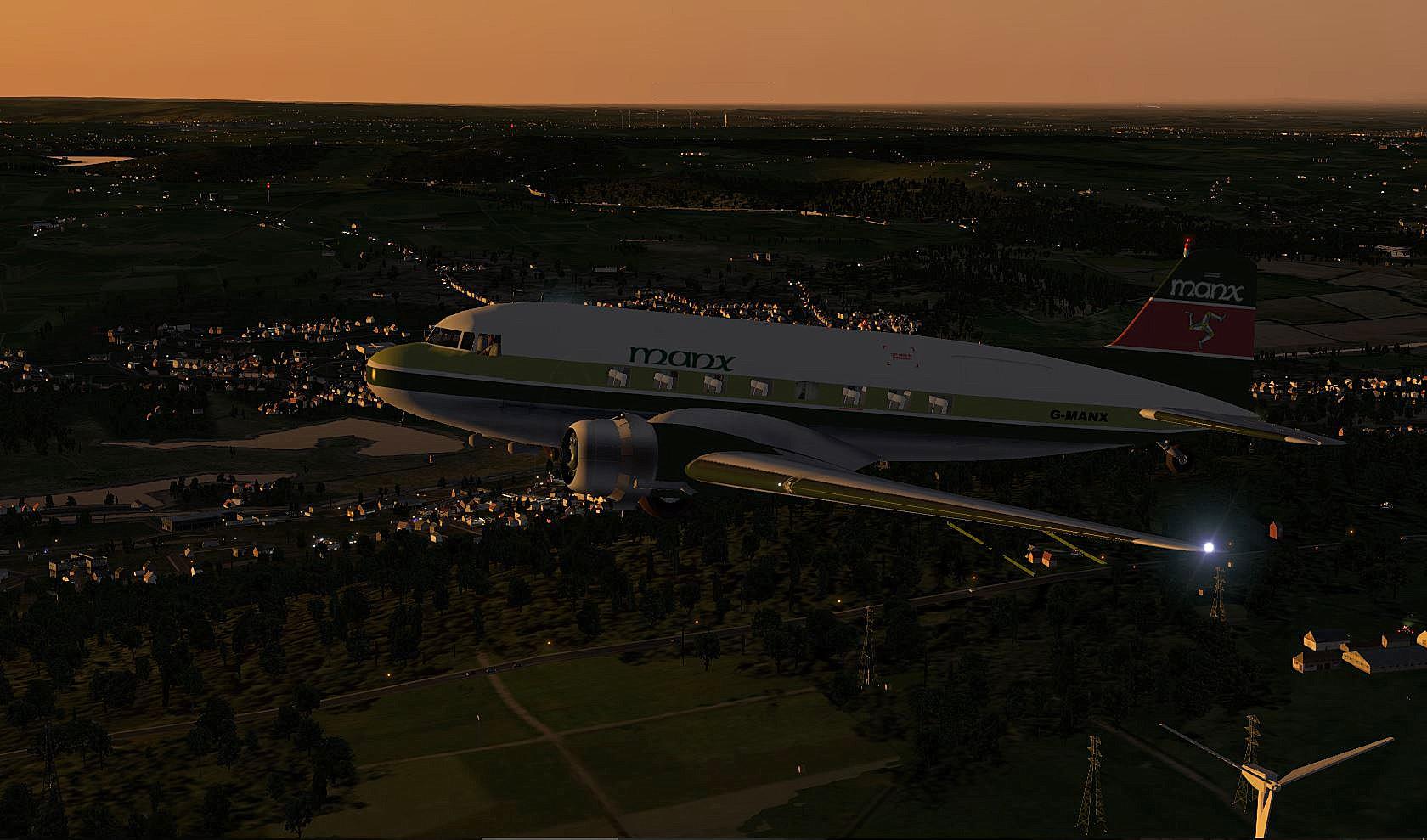 Manx Airlines G-MANX (Heinz DC-3) - Aircraft Skins - Liveries - X-Plane ...