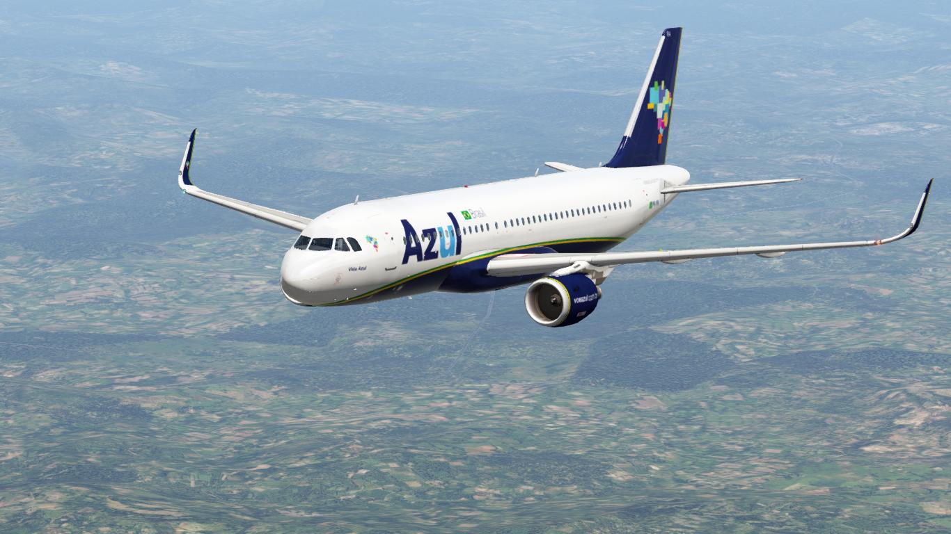 Airbus A320 Azul PR-YRA JarDesign (UPDATED). - Aircraft Skins ...