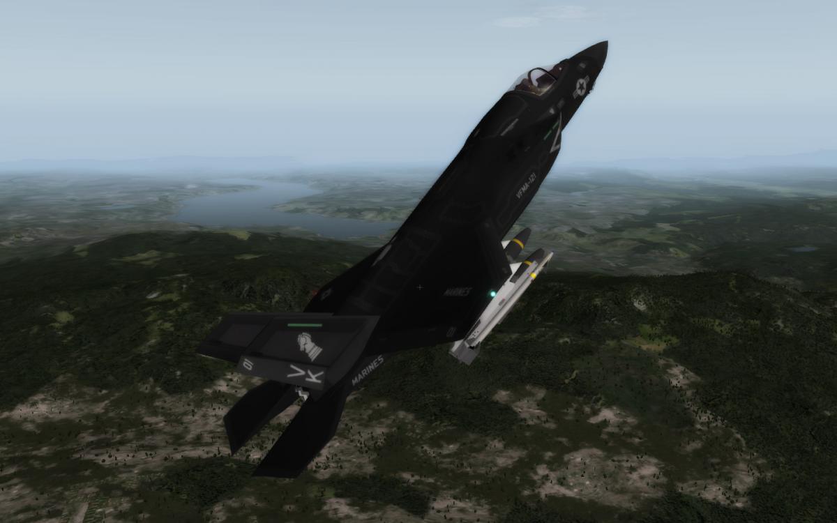 4K USMC VMFA-121 livery for F-35B by AOA Simulations - Aircraft Skins ...