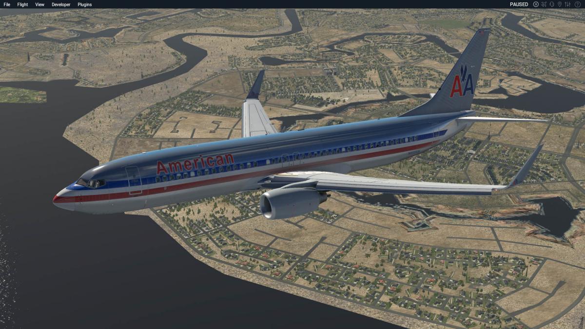 Old American Airlines for default 737-800 X-plane 11 - Aircraft Skins ...
