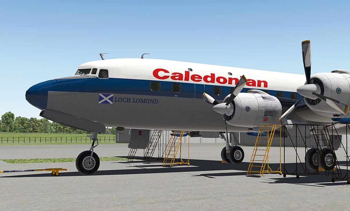 Caledonian Airways MCCA Loch Lomond (PMDG DC-6B) - Aircraft Skins ...