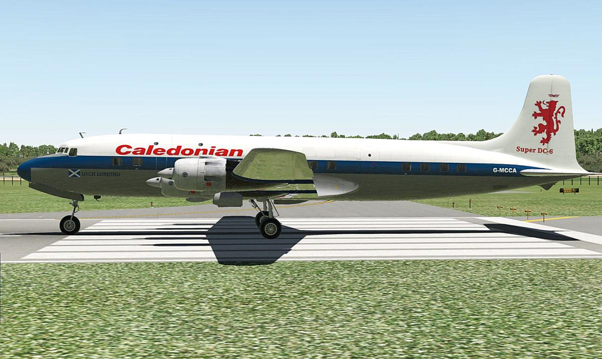 Caledonian Airways MCCA Loch Lomond (PMDG DC-6B) - Aircraft Skins ...