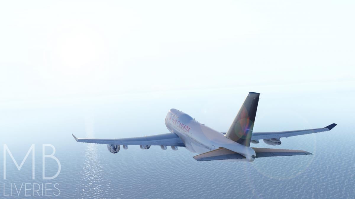 Air Canada - Boeing 747-400 (default) - XP11 - Aircraft Skins ...