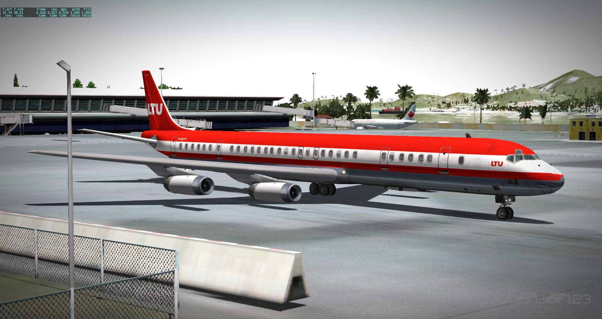 LTU (Fictional) DC-8 - Aircraft Skins - Liveries - X-Plane.Org Forum