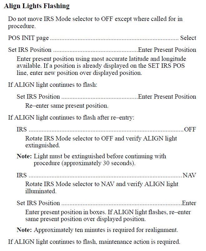 [ANSWERED] IRS Alignment - Boeing 757 v2 Professional - X-Plane.Org Forum