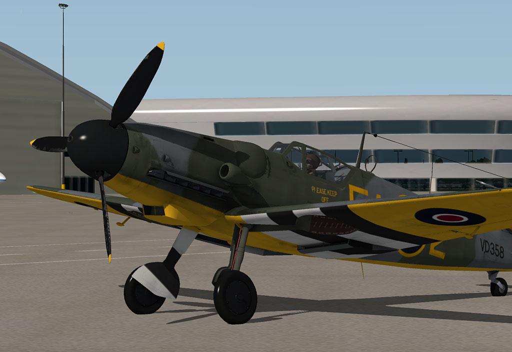 RAF Central Fighter Establishment, 1945 livery for Me-109G-10 ...