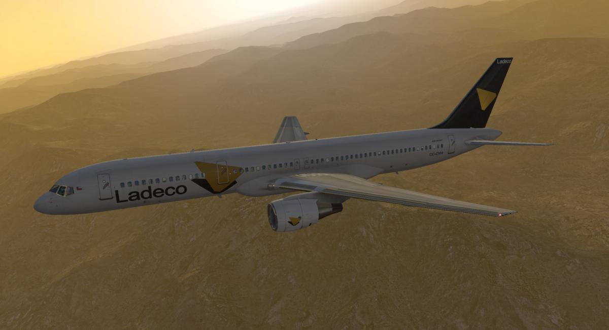 FlightFactor Boeing 757-200v2 Ladeco Livery (CC-CYH) - Aircraft Skins ...