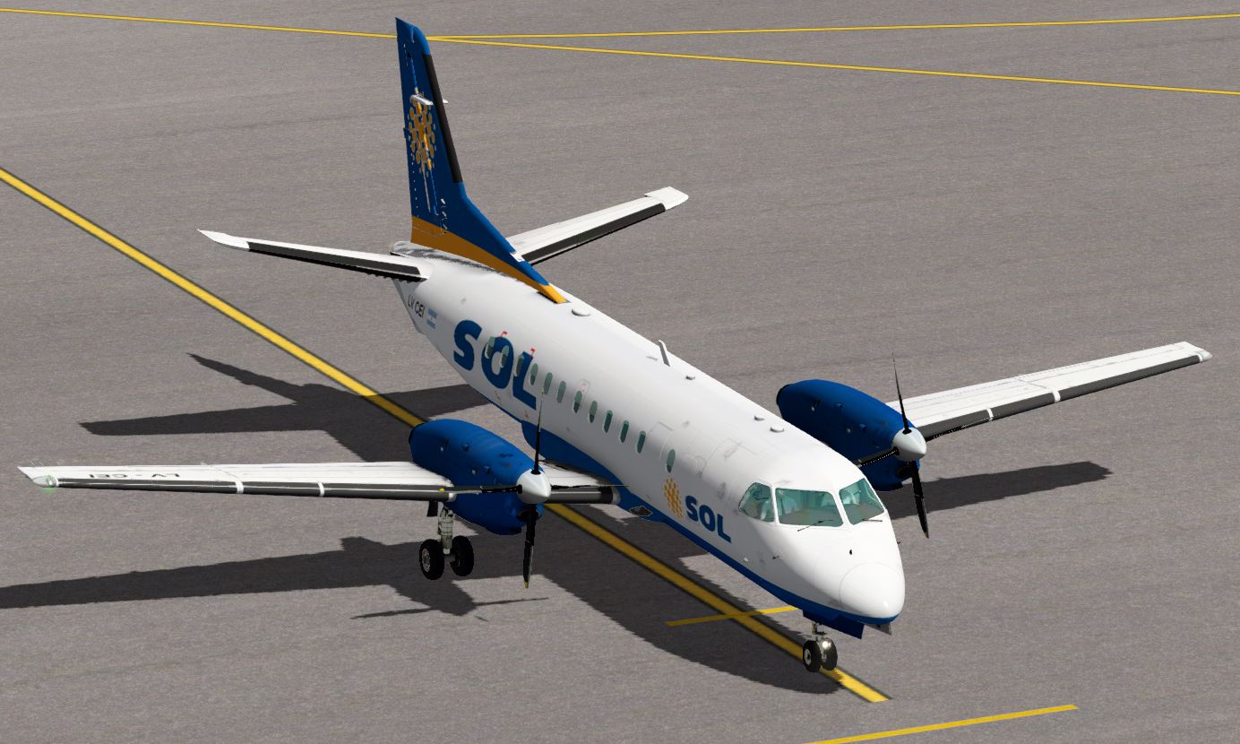 Sol Lineas Aereas skin for LES SAAB 340 - Aircraft Skins - Liveries - X ...