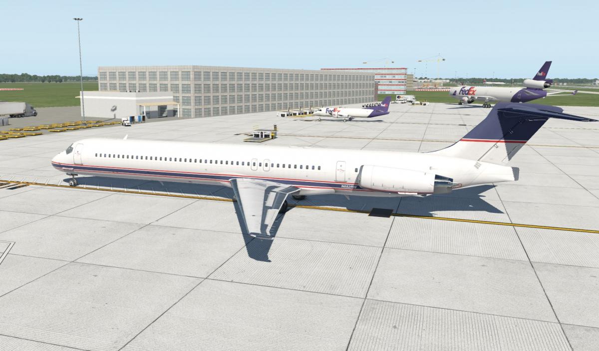 Red Bird III for Default MD-82 X-Plane 11 - Aircraft Skins - Liveries ...