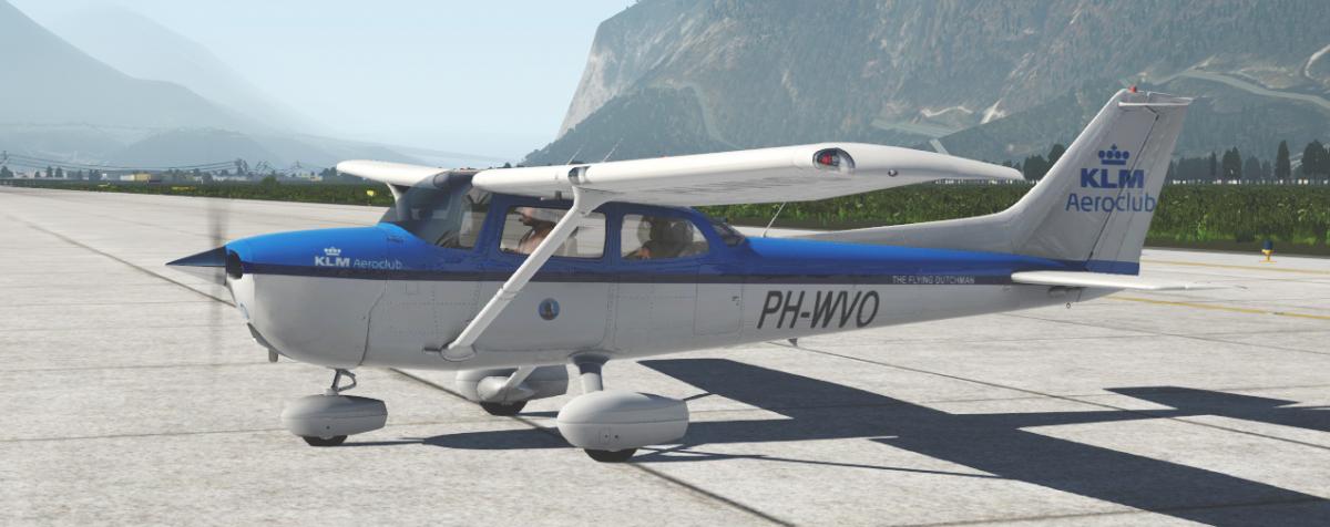 Default C172SP XP11 - KLM Aeroclub - Aircraft Skins - Liveries - X ...