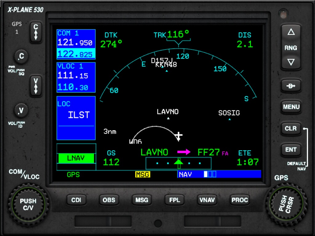 Approach errors at London City with GNS530 - XP11 FMS and Nav data - X ...