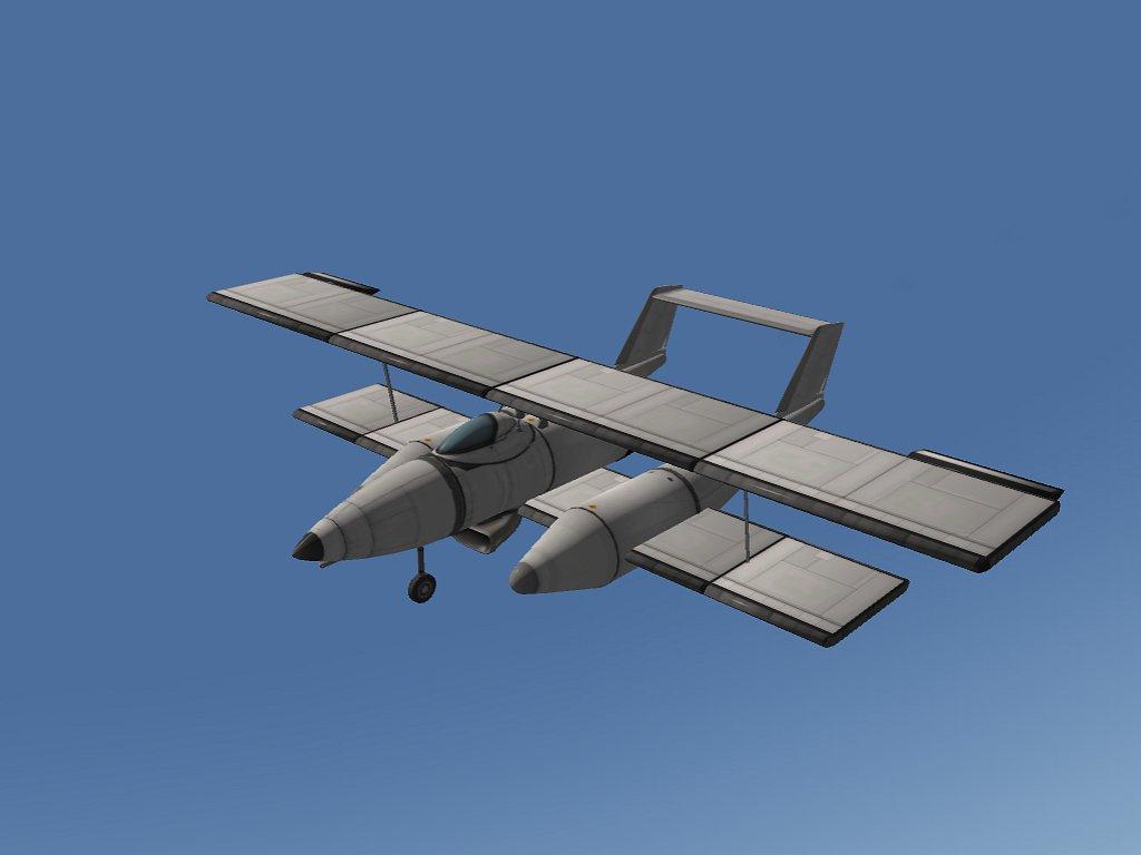 Kerbal Jet Biplane - Custom Designs - X-Plane.Org Forum