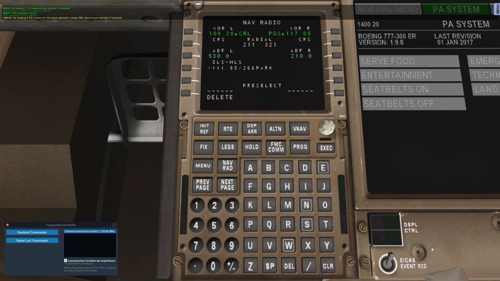 ILS Approach 26R in LFPG - Boeing 777 Worldliner Professional v1 - X ...