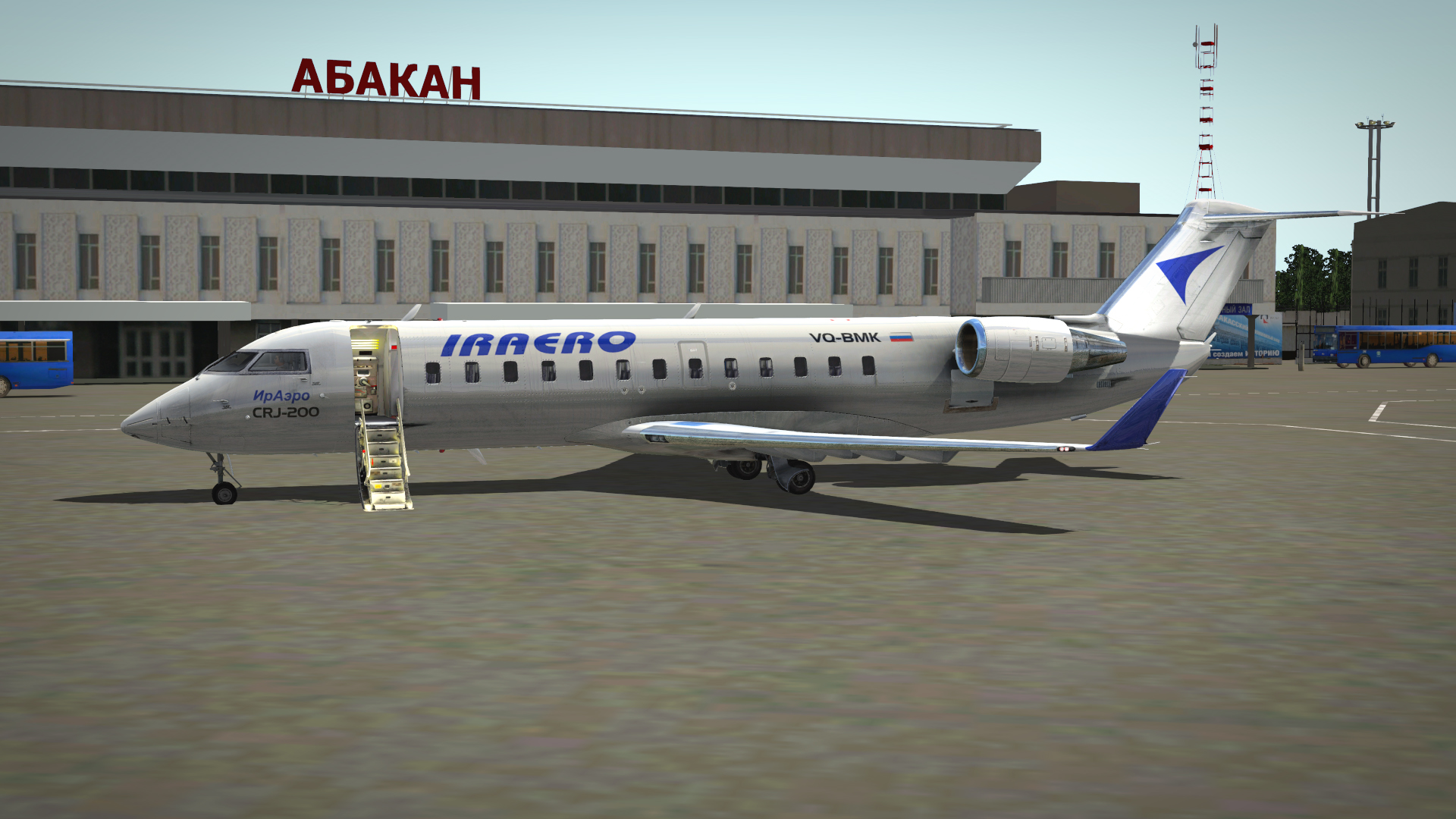 IrAero VQ-BMK livery for Bombardier CRJ-200 by JRollon + Materials NG ...
