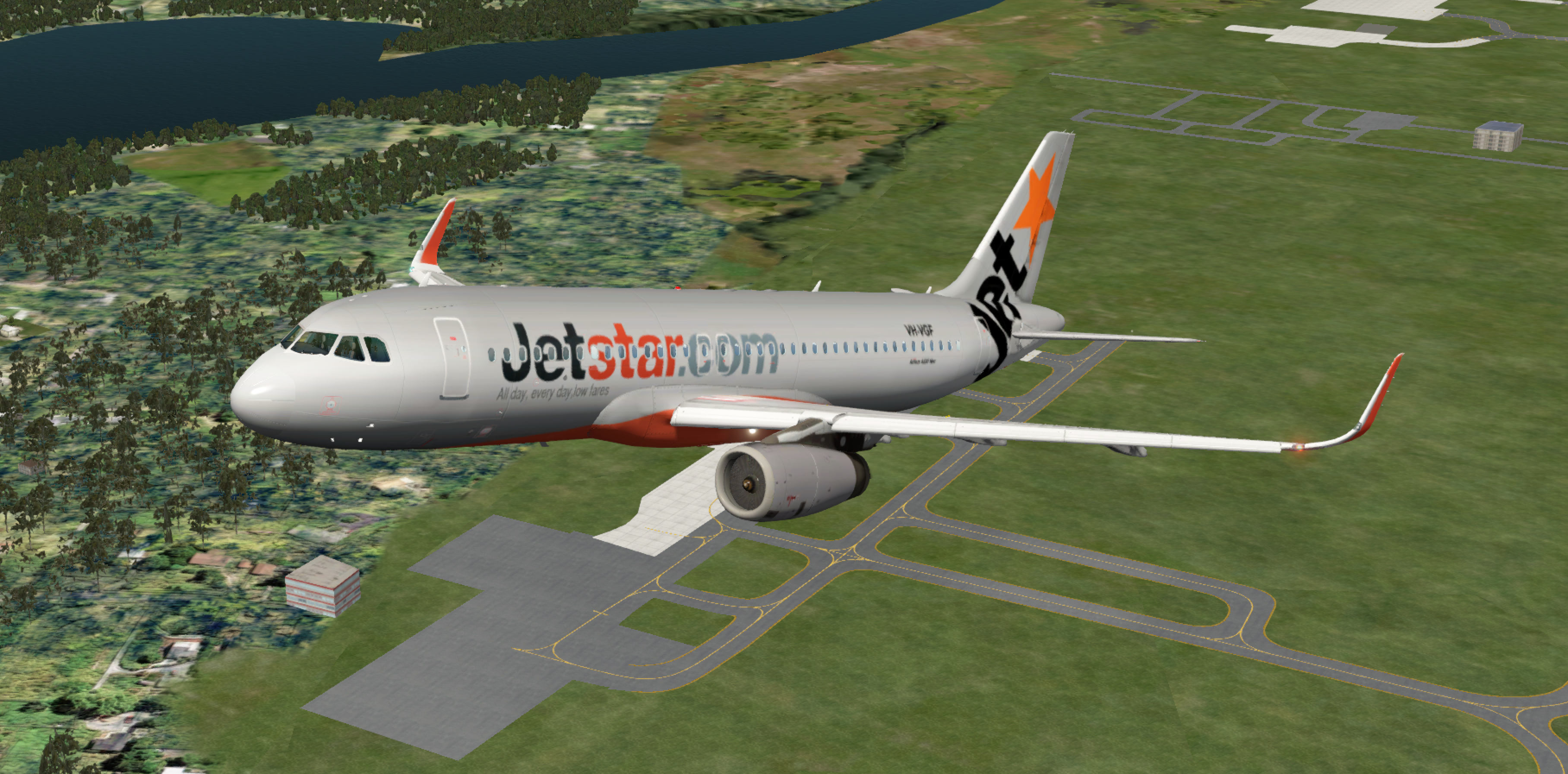 Jetstar Airways JAR A320 Livery - IAE Variant - Aircraft Skins ...
