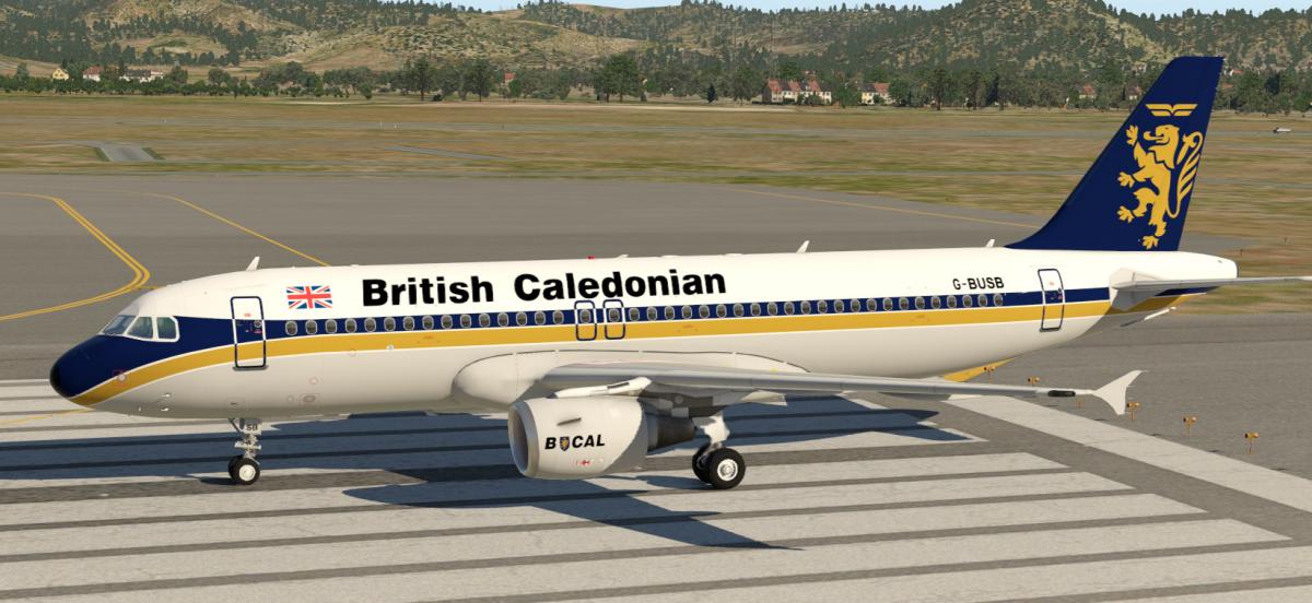 British Caledonian G-BUSB for JARDesign A320 - Aircraft Skins ...