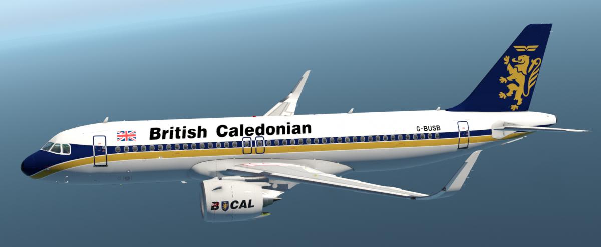 British Caledonian G-BUSB for JARDesign A320 - Aircraft Skins ...