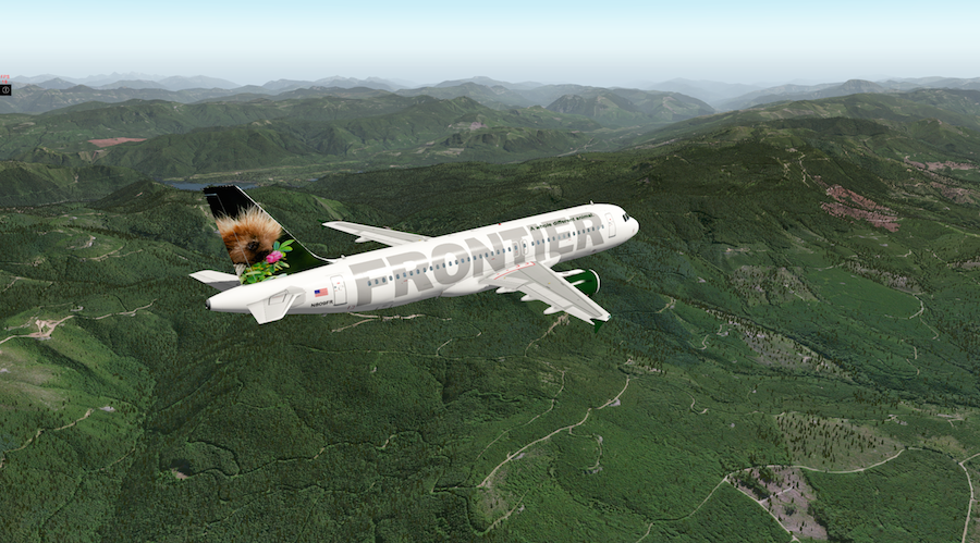 Frontier "Spike the Porcupine" livery for the JAR a320neo - Aircraft ...