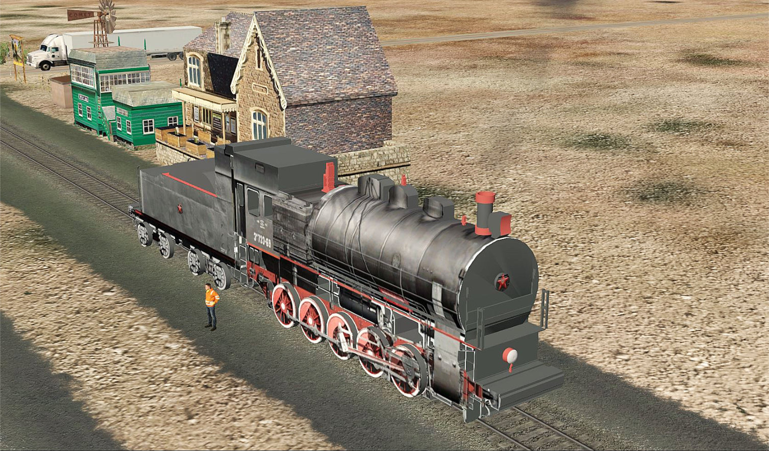 Russian Steam Locomotive (Static) - Objects - X-Plane.Org Forum