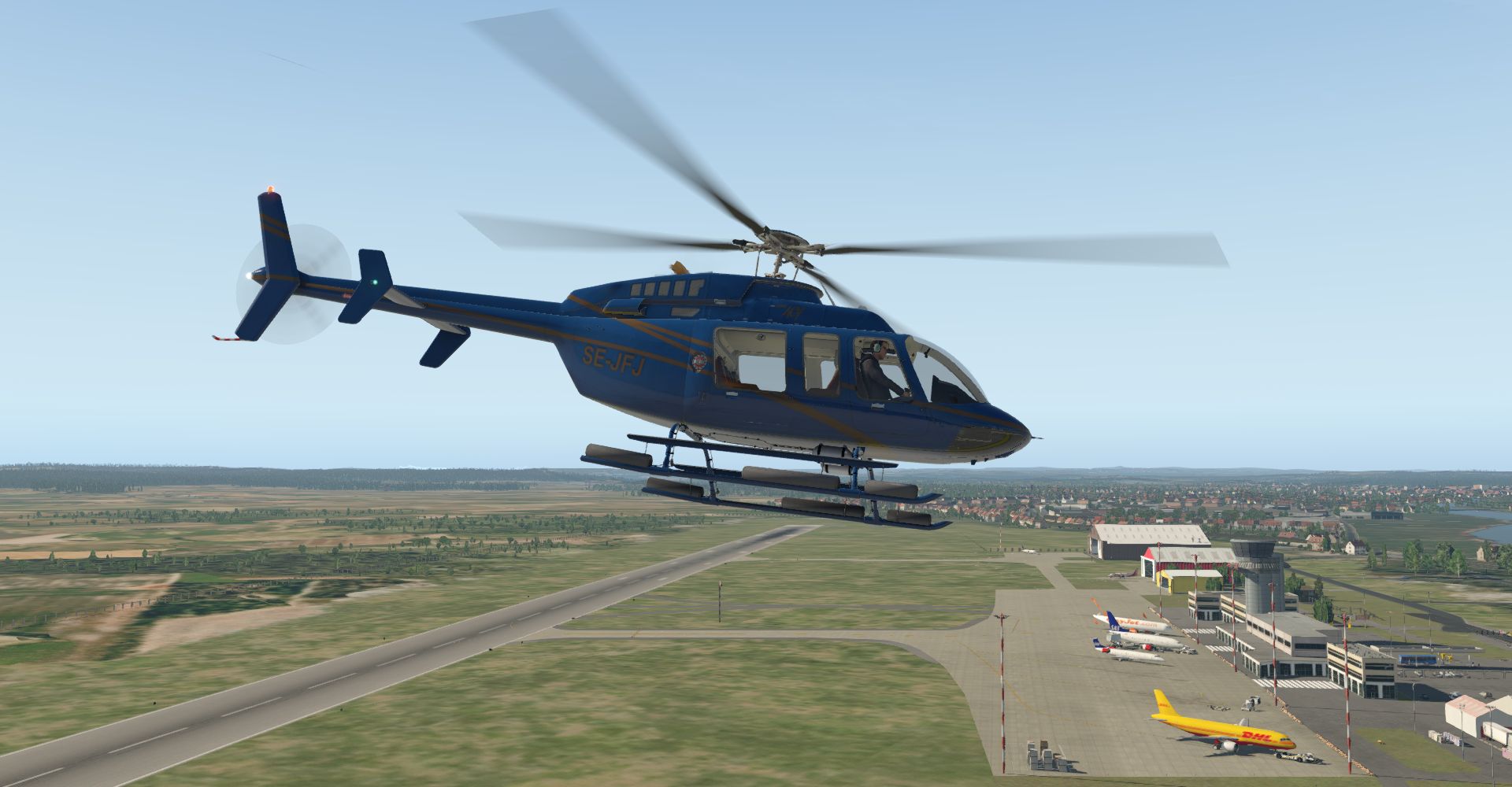 Dreamfoil B407 SE-JFJ - Aircraft Skins - Liveries - X-Plane.Org Forum