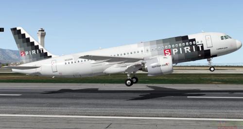Spirit Airlines (Silver Pixel) A320 - Aircraft Skins - Liveries - X ...