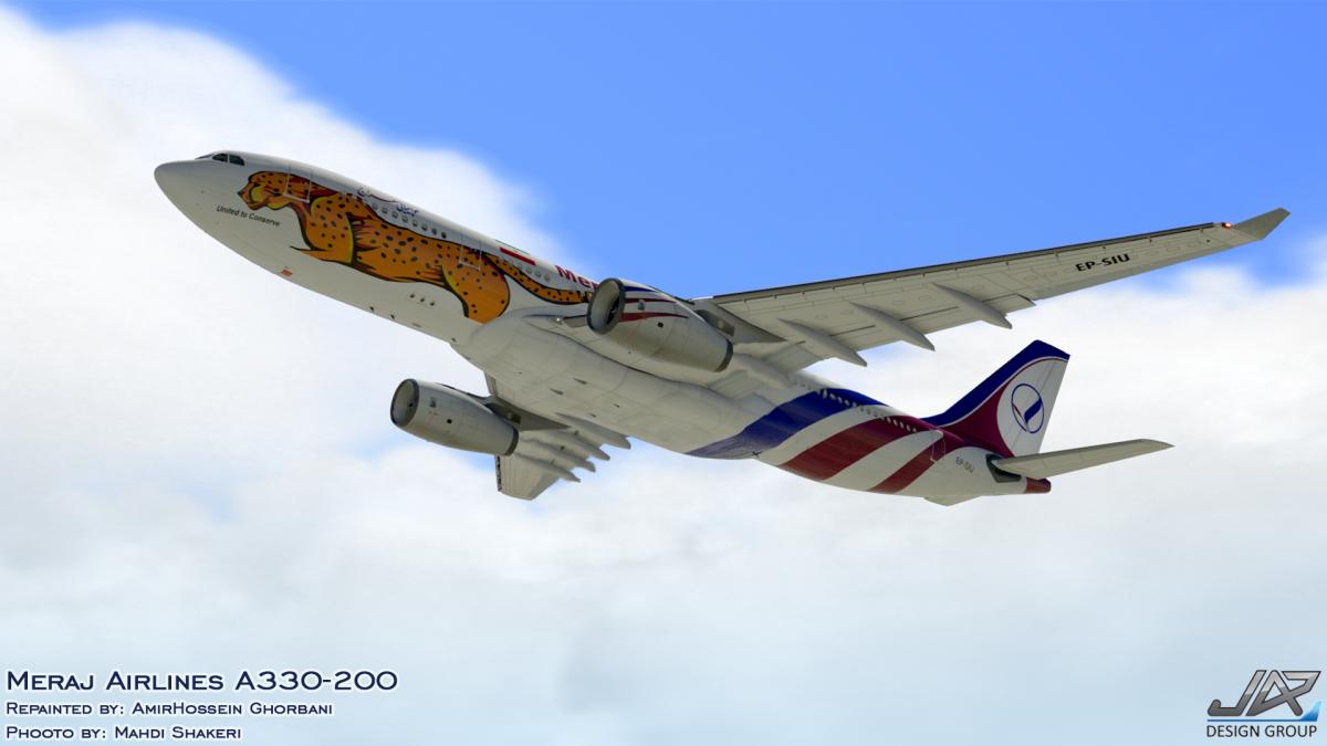Meraj Air A332 - Panther Livery - Aircraft Skins - Liveries - X-Plane ...