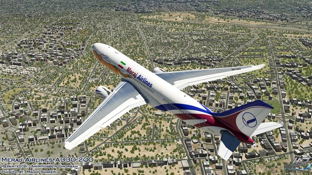 Meraj Air A332 - Panther Livery - Aircraft Skins - Liveries - X-Plane ...