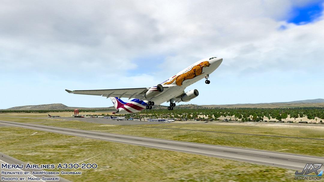 Meraj Air A332 - Panther Livery - Aircraft Skins - Liveries - X-Plane ...