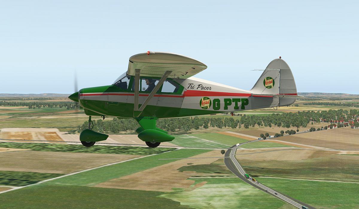 G-PTP Castrol Repaint (Alabeo PA22 Tri Pacer) - Aircraft Skins ...