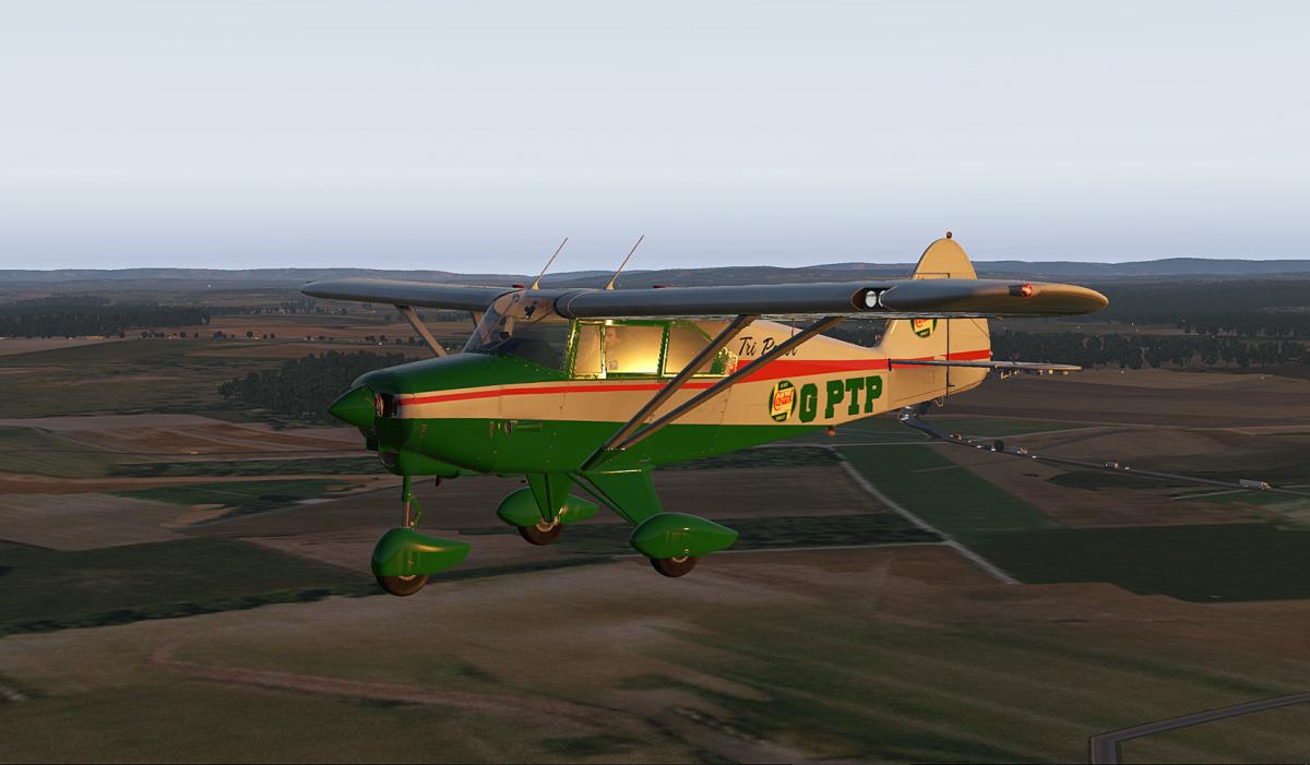 G-PTP Castrol Repaint (Alabeo PA22 Tri Pacer) - Aircraft Skins ...