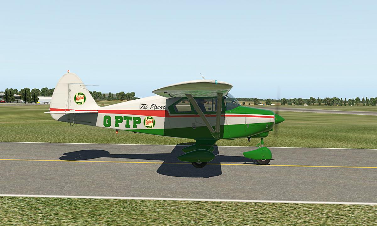 G-PTP Castrol Repaint (Alabeo PA22 Tri Pacer) - Aircraft Skins ...