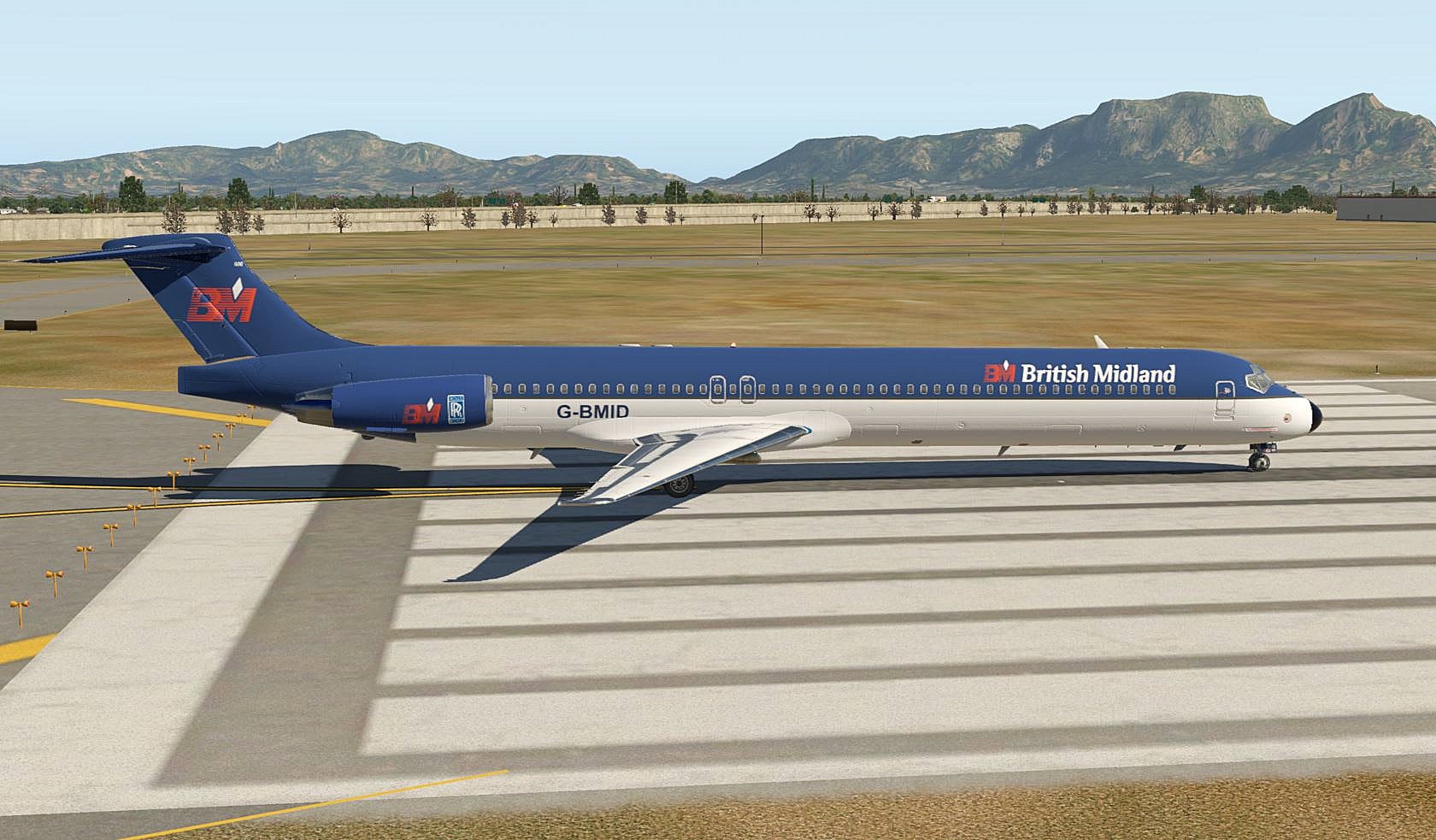British Midland Airways G-BMID (XP-11 Default MD-80) - Aircraft Skins ...