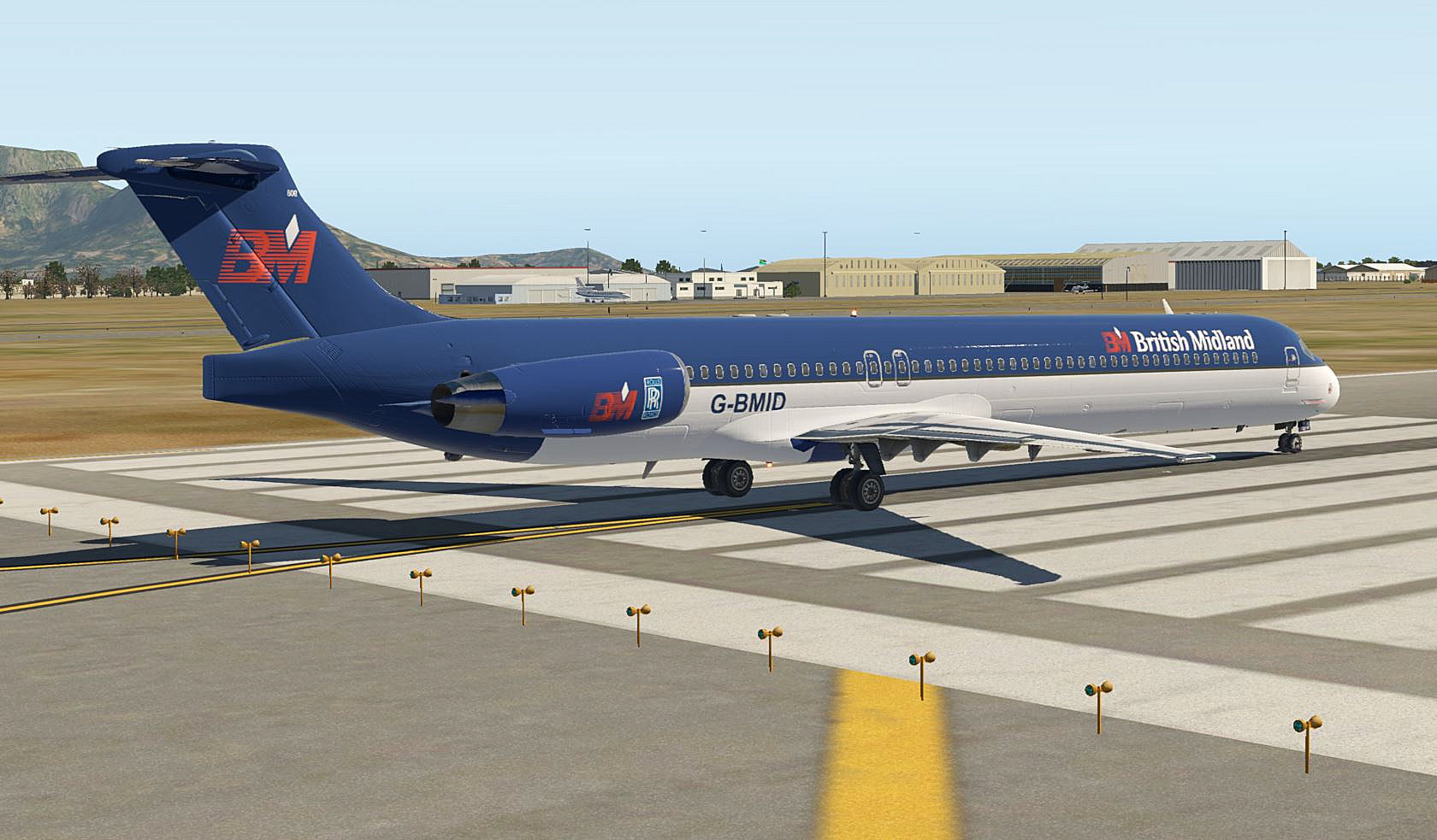 British Midland Airways G-BMID (XP-11 Default MD-80) - Aircraft Skins ...