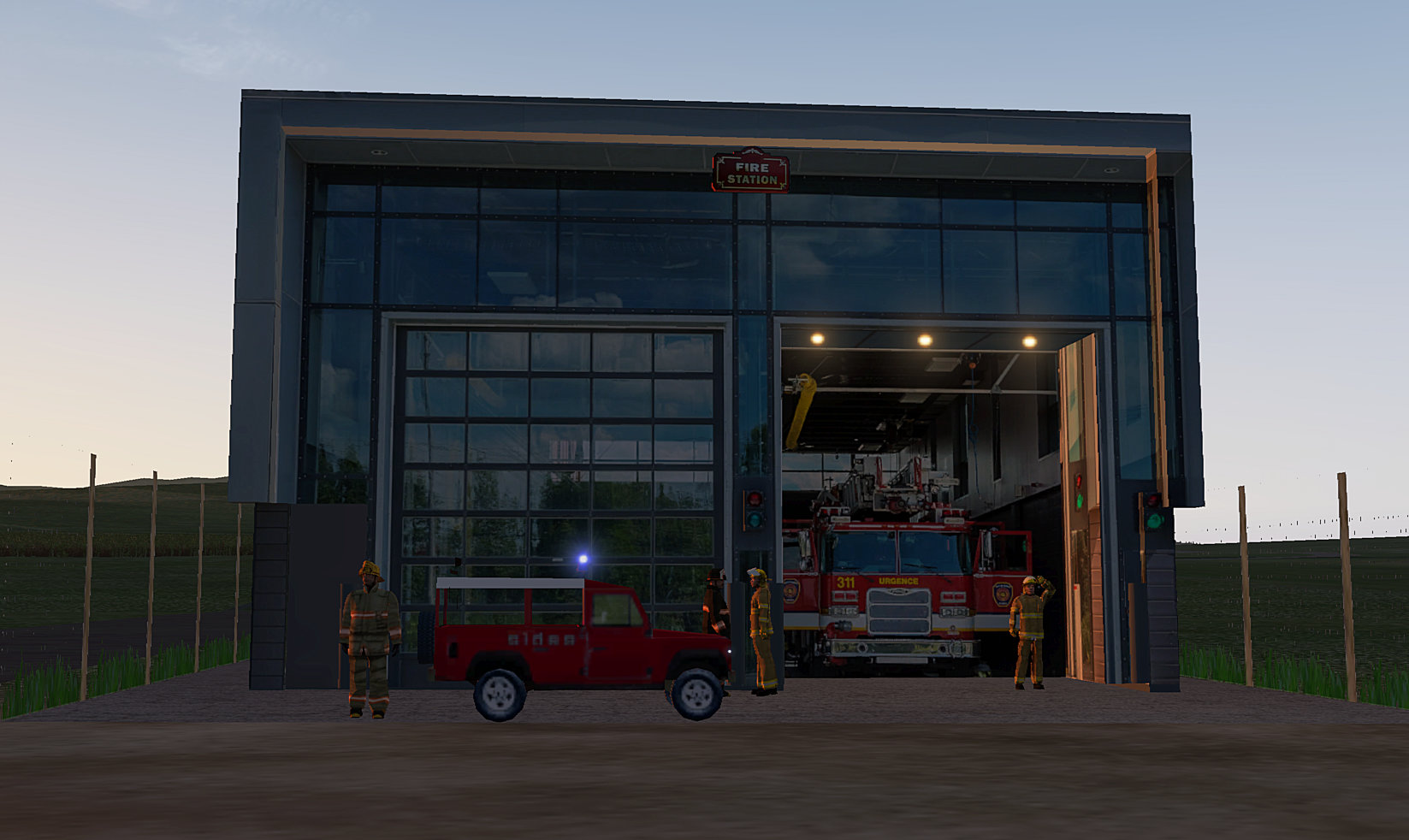 Small US Fire Station - Objects - X-Plane.Org Forum