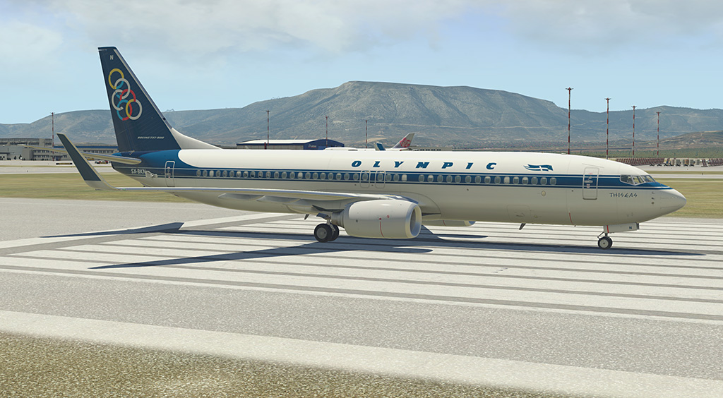 Default B738 in Olympic Airways colors - Aircraft Skins - Liveries - X ...