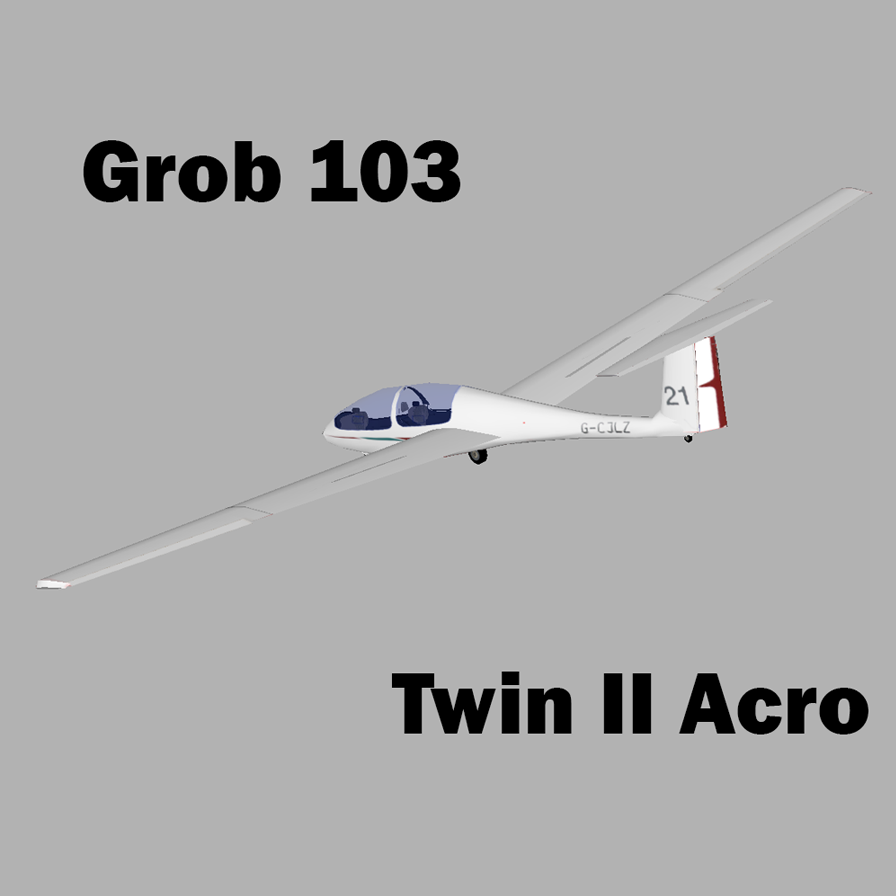 Grob 103 Twin II Complete Collection - Gliders (all times) - X-Plane ...