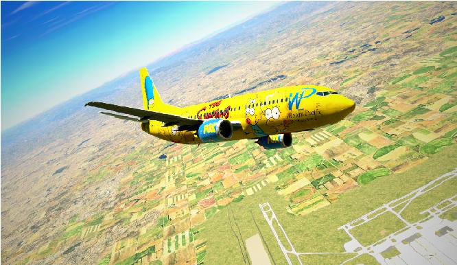 Western Pacific "The Simpsons" ( IXEG 737 classic ) - Aircraft Skins ...