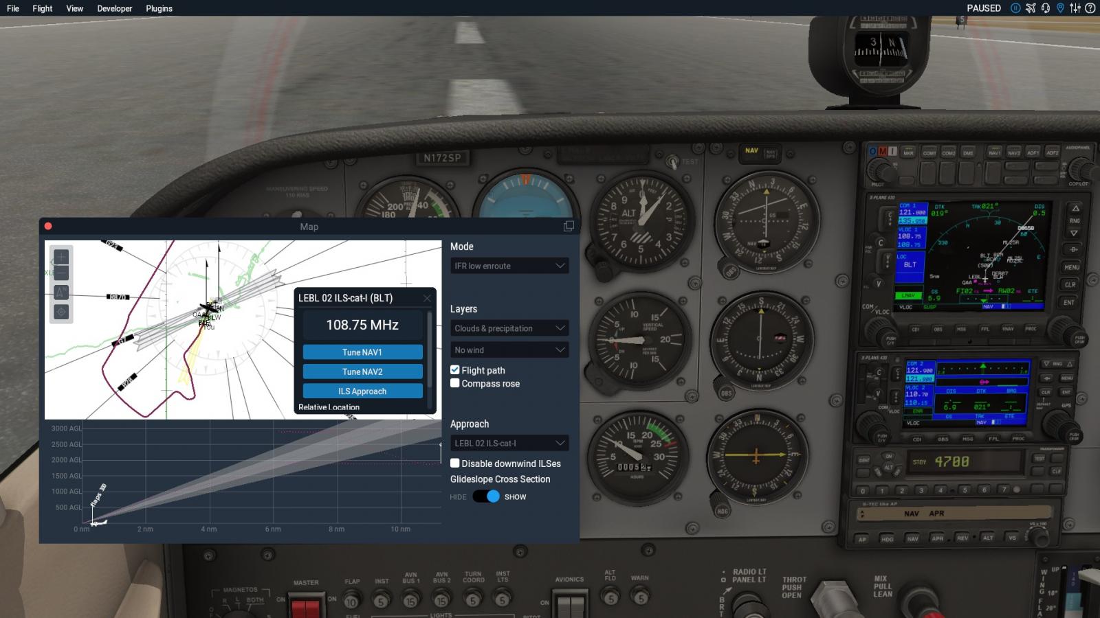 XP11 ILS approach don't follow glidescope on Cessna 172 Skyhawk - XP11 ...