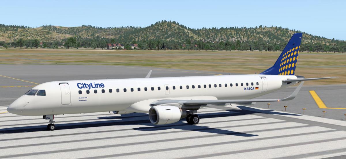 Cityline D-AECA for Embraer E195 v2 by X-Crafts - Aircraft Skins ...