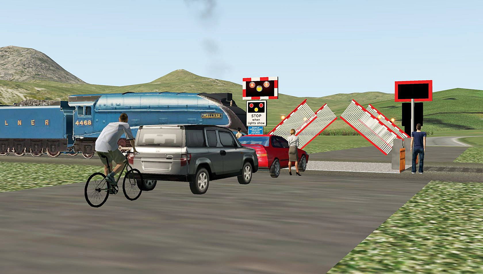 UK Level Crossing (Animated) - Objects - X-Plane.Org Forum