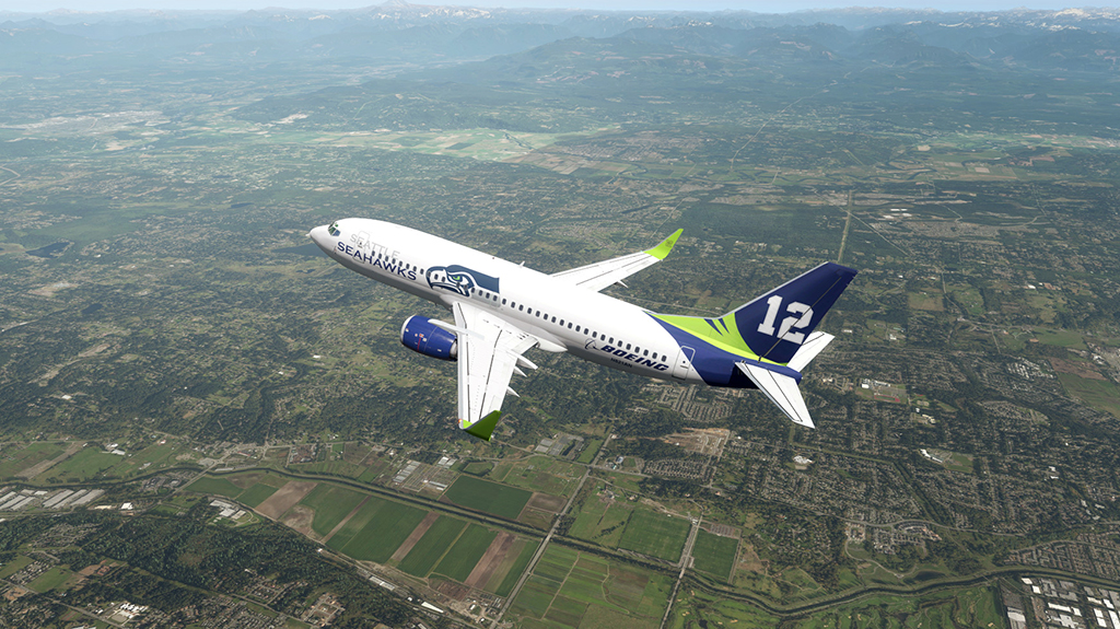 IXEG 737-300 Seattle Seahawks 12th Man - Aircraft Skins - Liveries - X ...