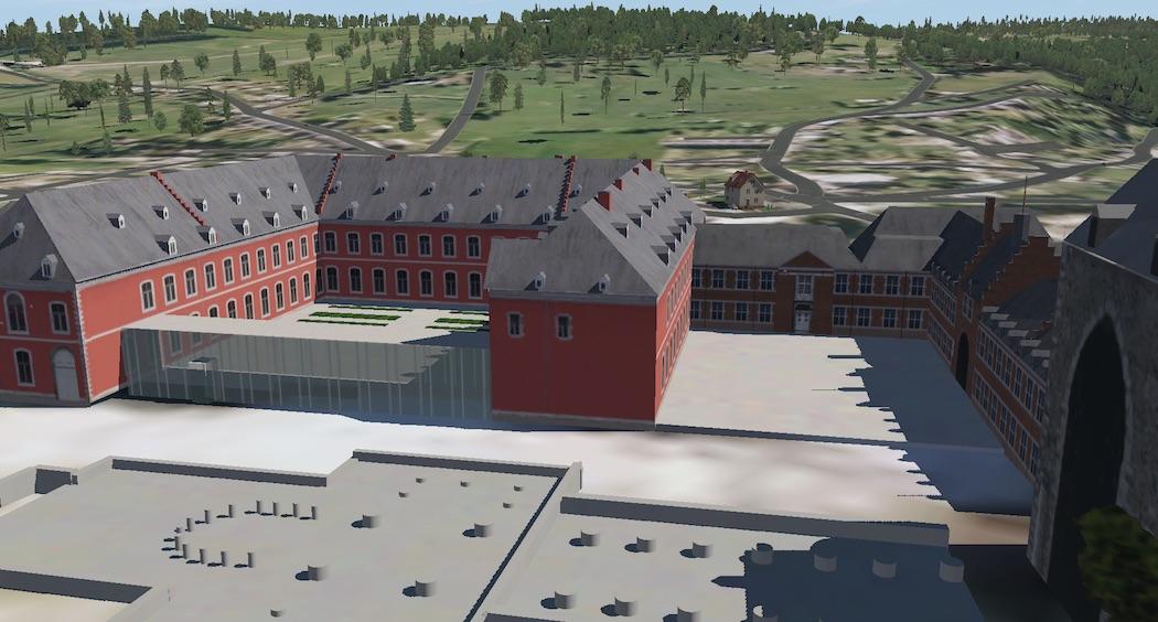 VFR Belgium - Stavelot Museum and abbey. - Scenery Packages - X-Plane ...