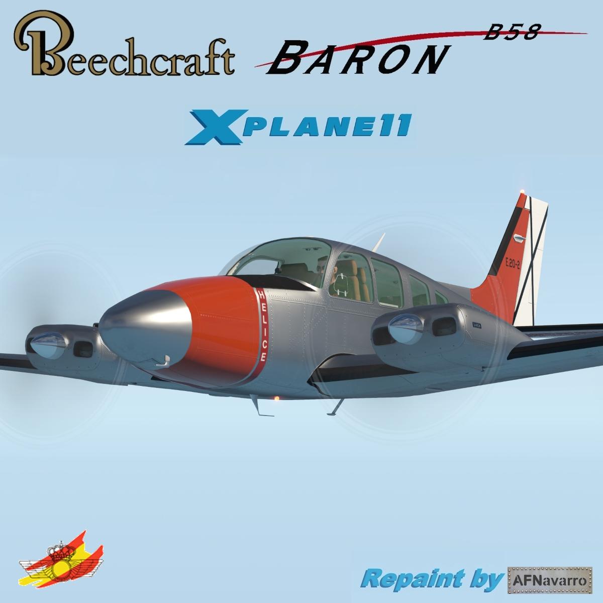 Livery Spanish Air Force for default XP-11 Baron - Aircraft Skins ...