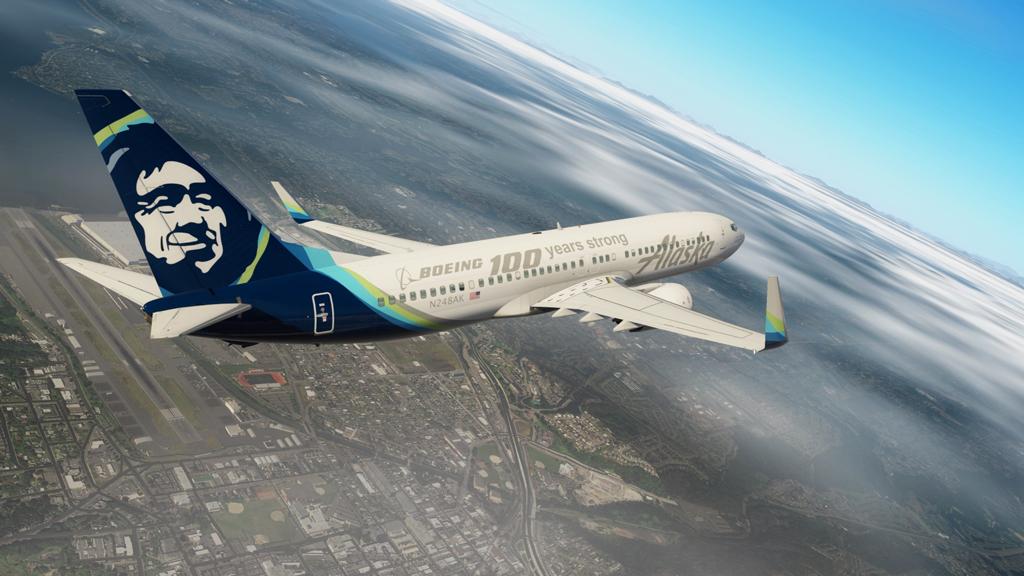 Default/Zibo B738 Alaska Airlines "Boeing 100 years strong" - Aircraft ...