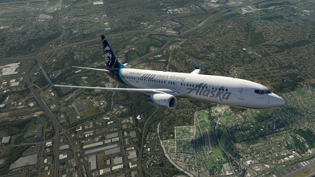 Default/Zibo B738 Alaska Airlines "Boeing 100 years strong" - Aircraft ...