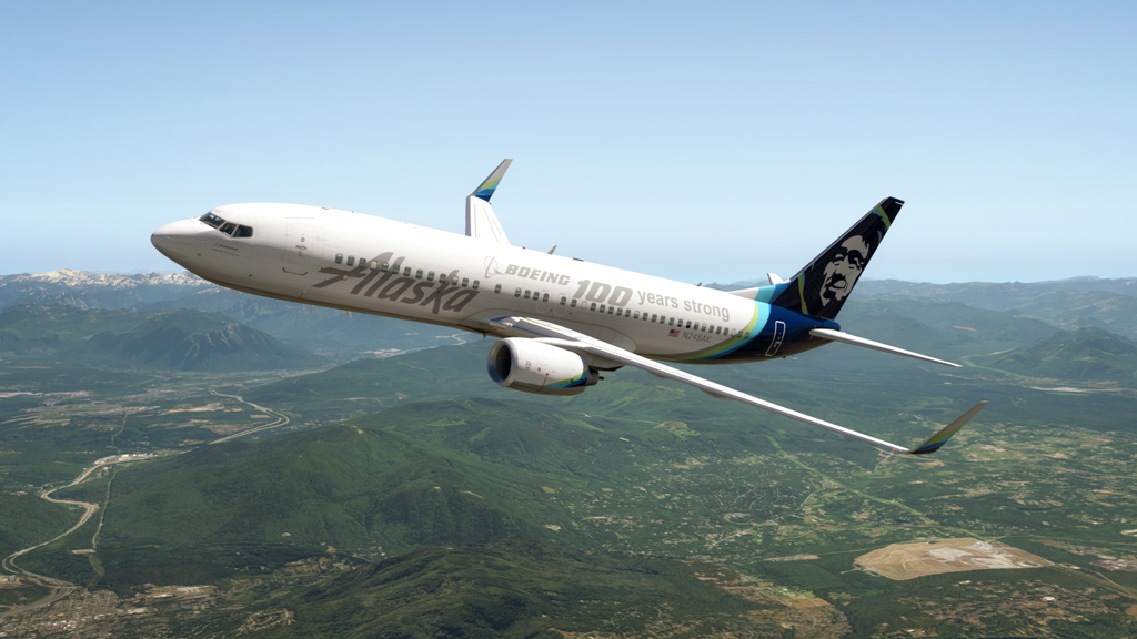 Default/Zibo B738 Alaska Airlines "Boeing 100 years strong" - Aircraft ...